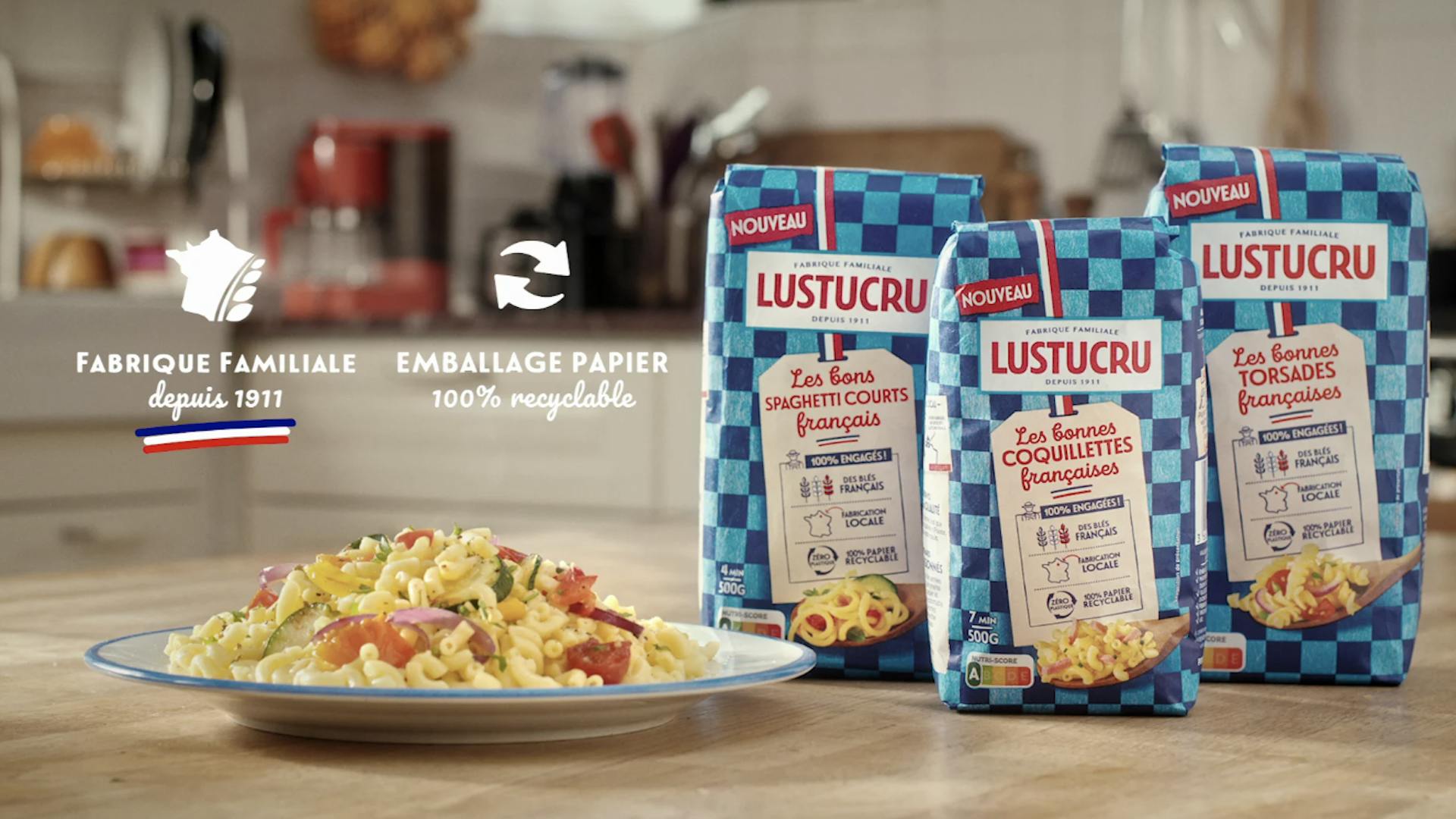 Lustucru - Les bonnes pâtes 100% françaises