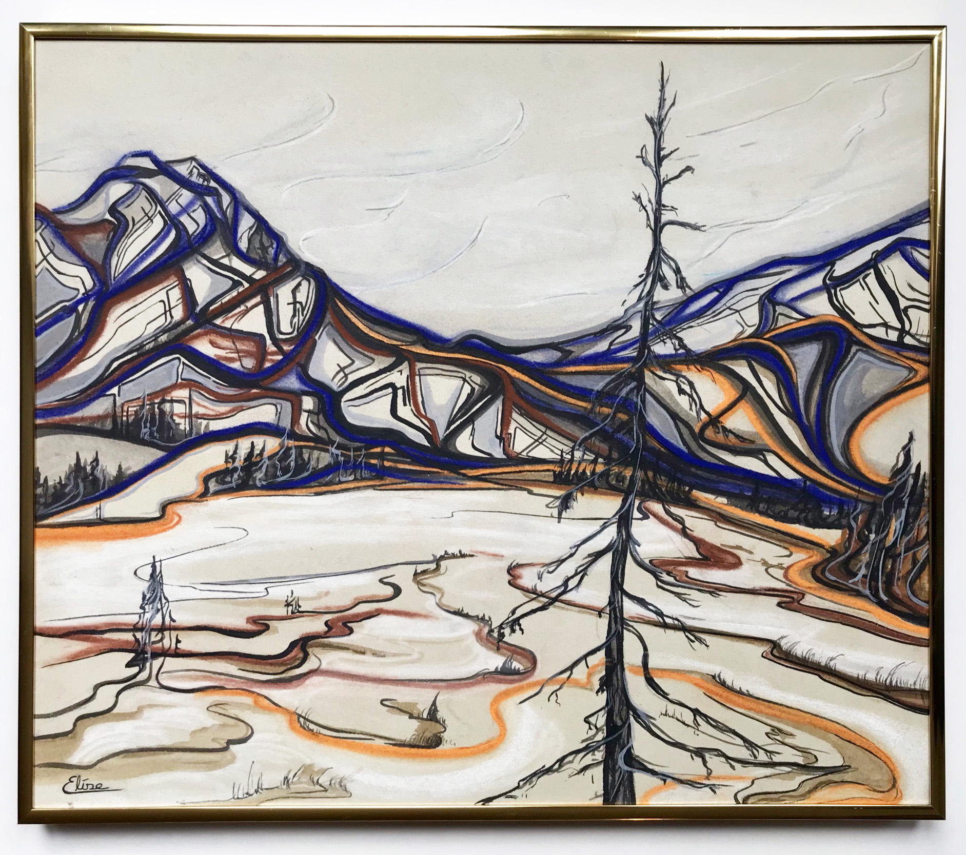 artsPlace - Mountain Line Landscapes - Watercolour Paint Night at artsPlace