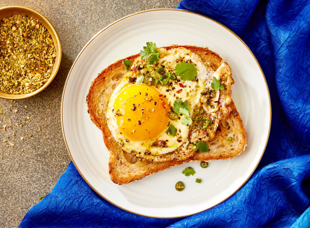 The best fried egg on toast