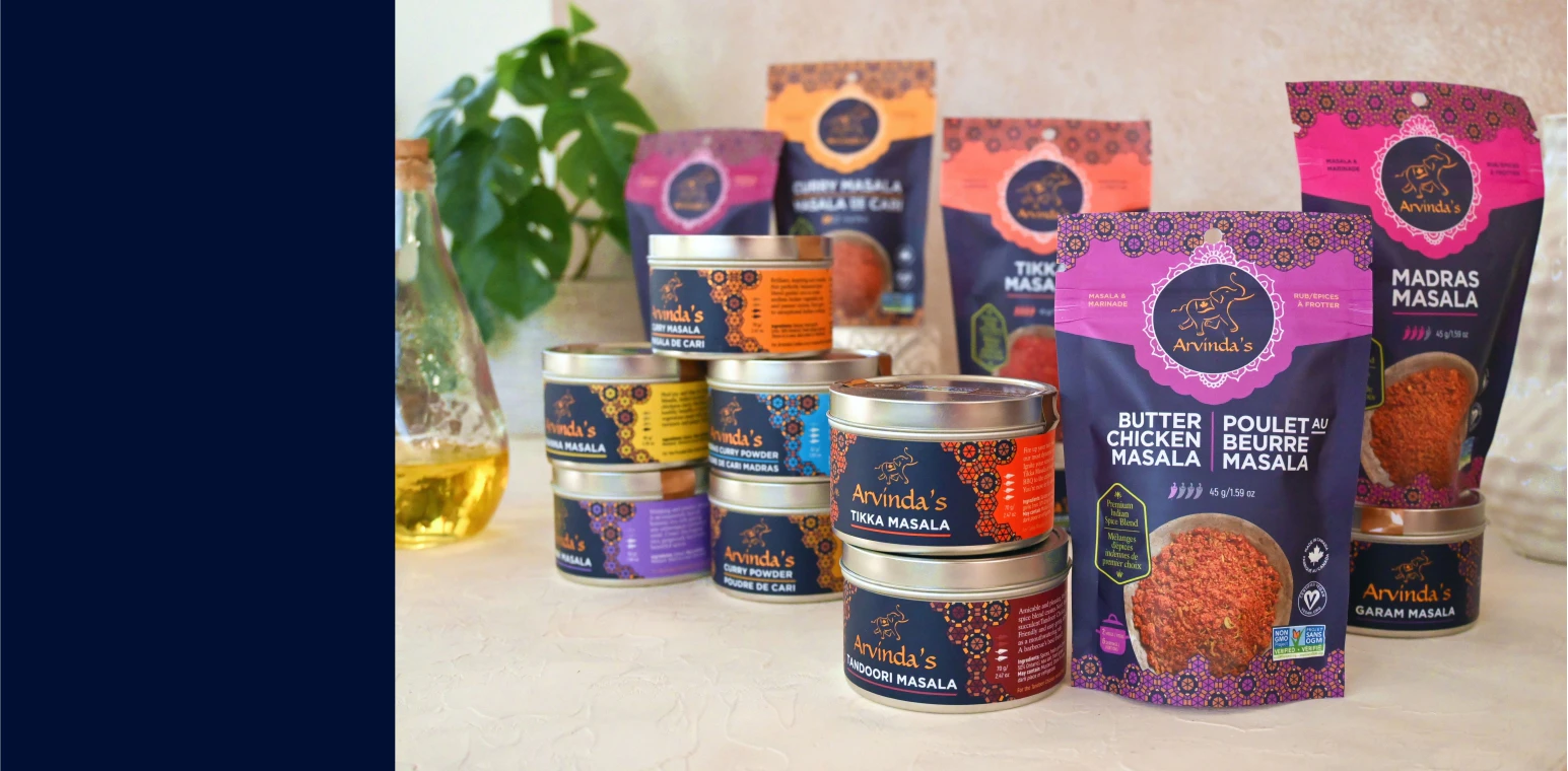 Arvinda's Canadian-made, premium Indian spice blends help home cooks ...