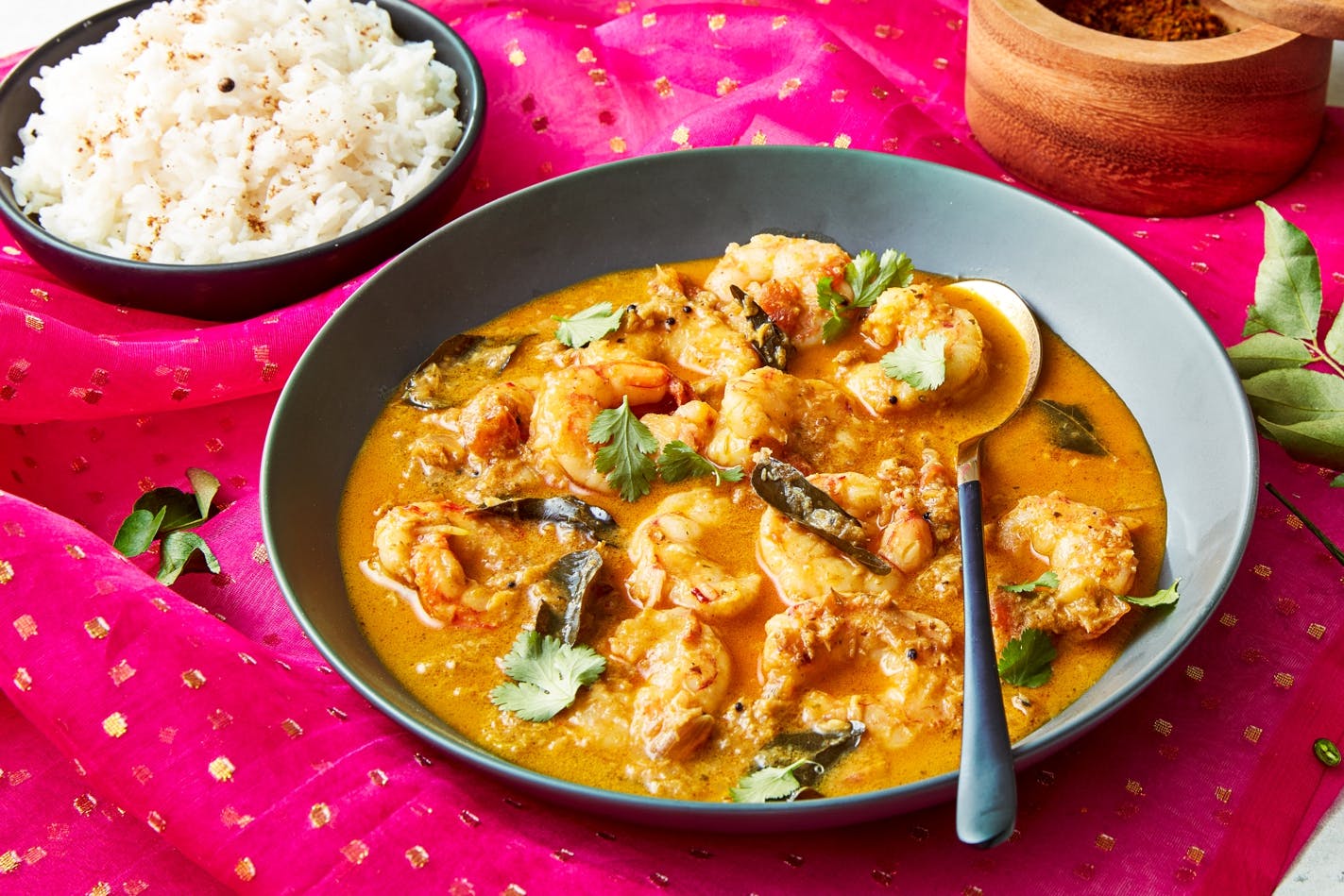 Madras Coconut Shrimp Curry