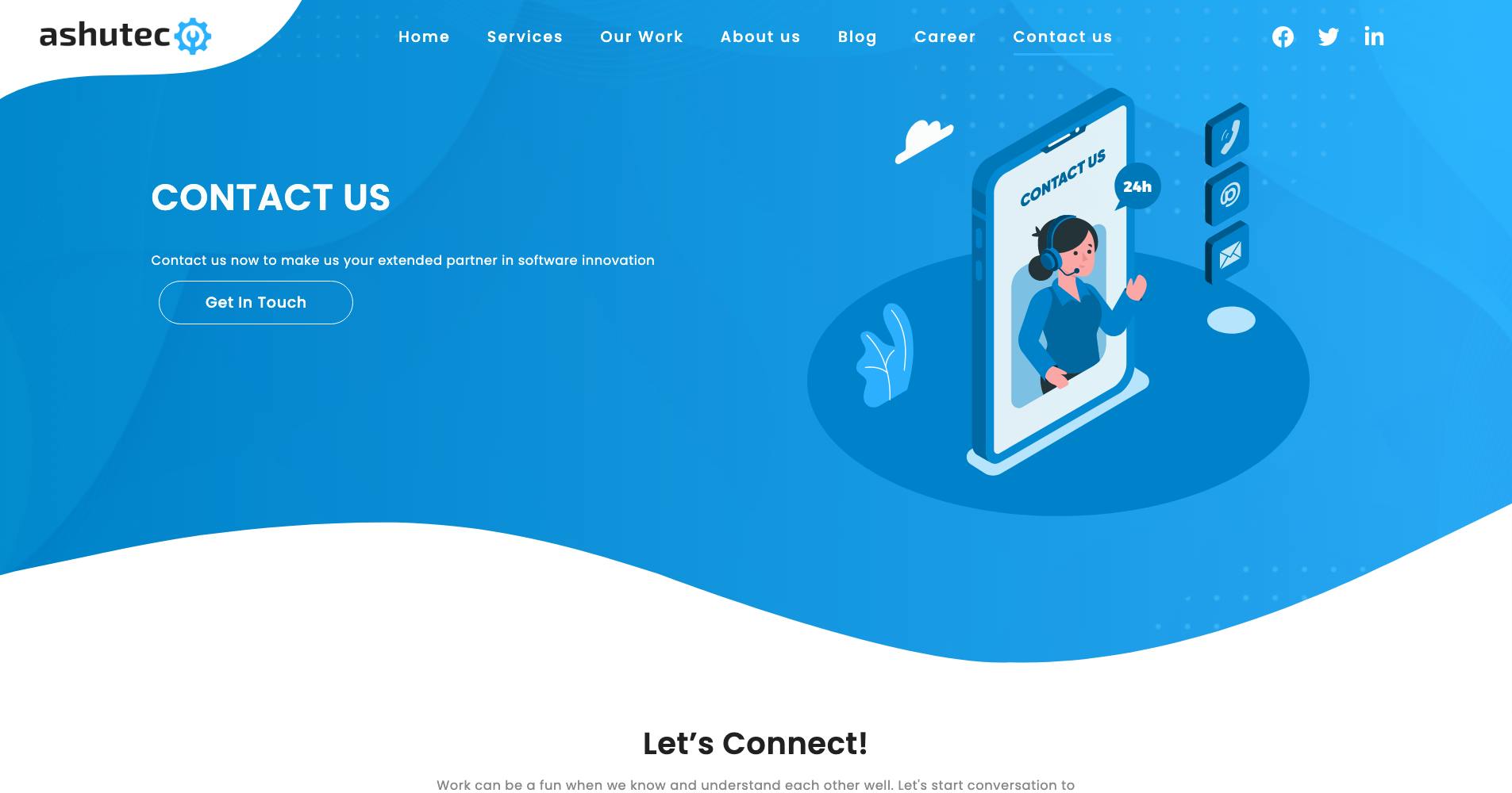 Contact | Contact us now to make us your extended partner in software ...