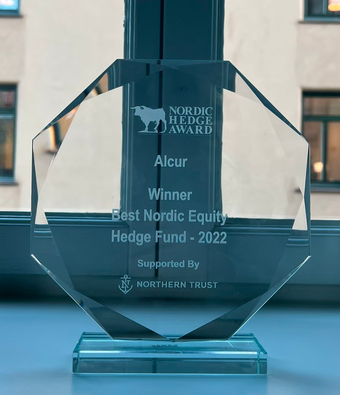 ALCUR fonder vinnare på Nordic Hedge Awards