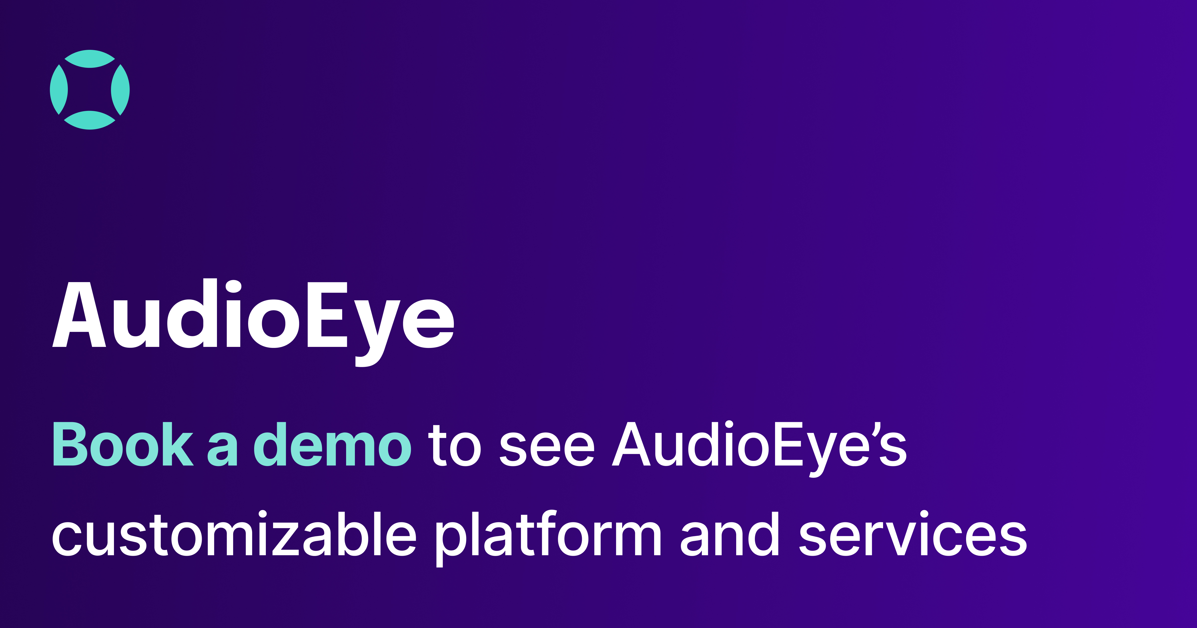 Demo | AudioEye