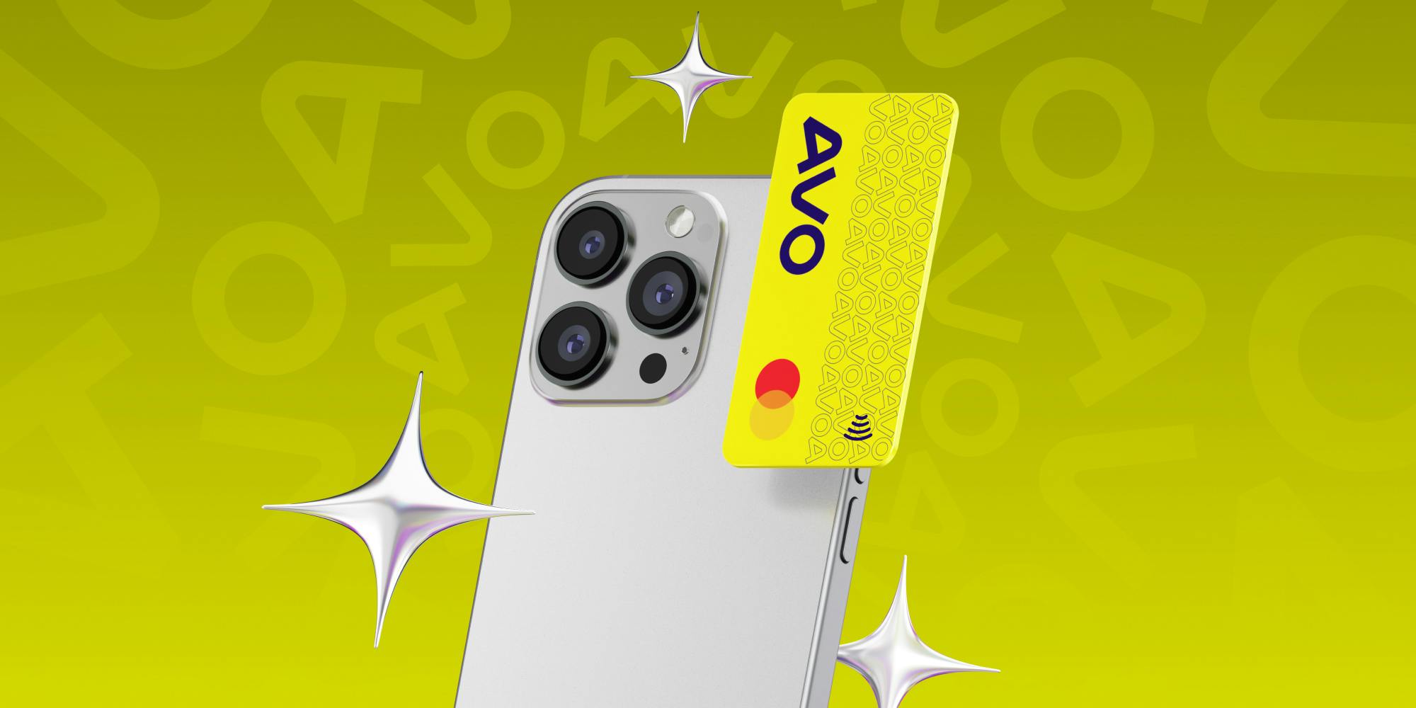 AVO bank выпустил платёжные стикеры