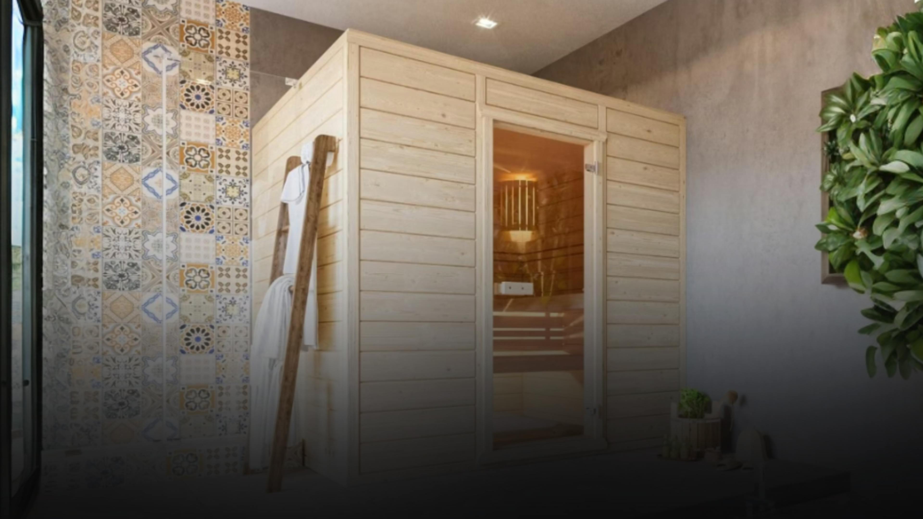 Azalp Massieve Sauna Eva; Een karakteristieke binnensauna