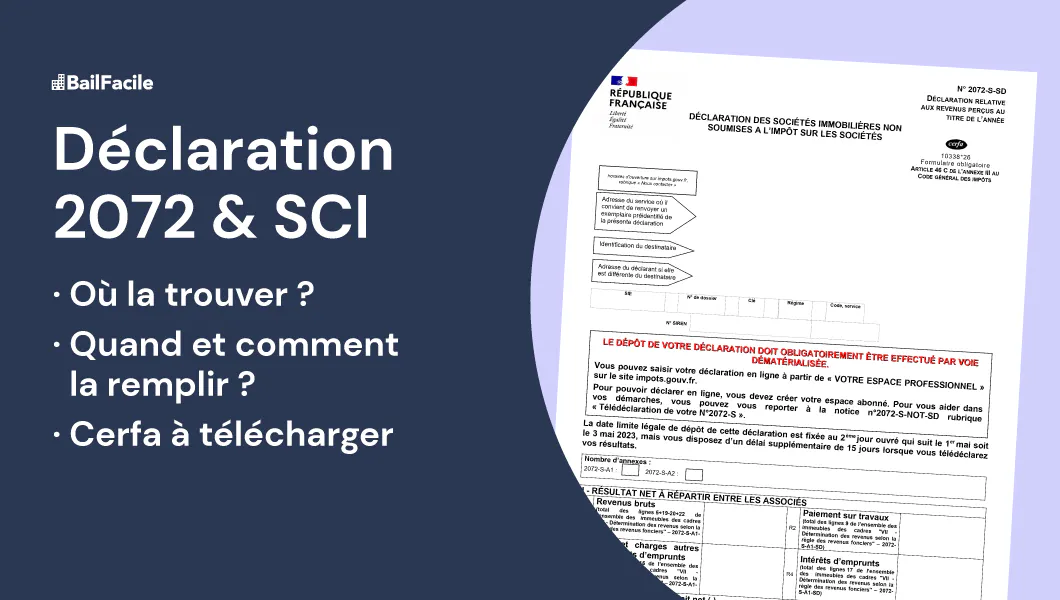Déclaration 2072 & SCI | Procédure Complète de Complétion