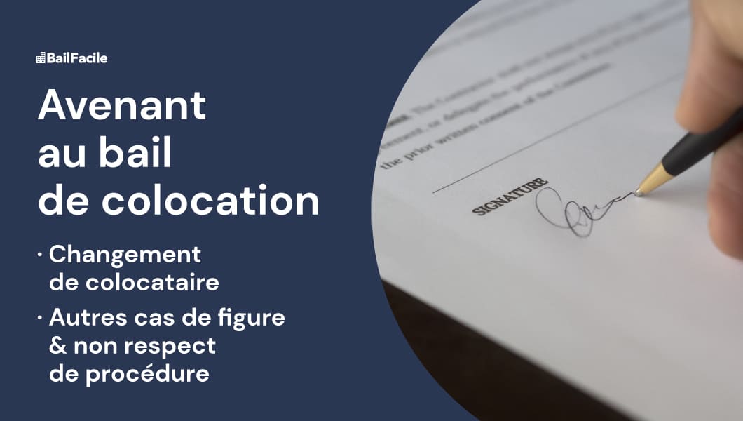 Quand faire un Avenant Au Bail de Colocation