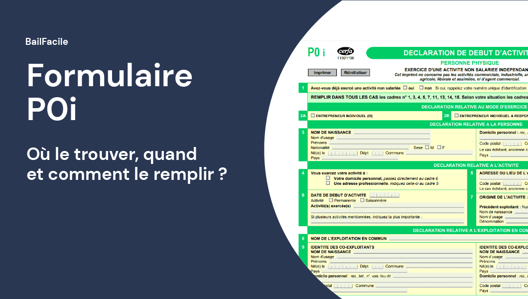 Formulaire P0i (Cerfa 11921*07) | Comment le remplir