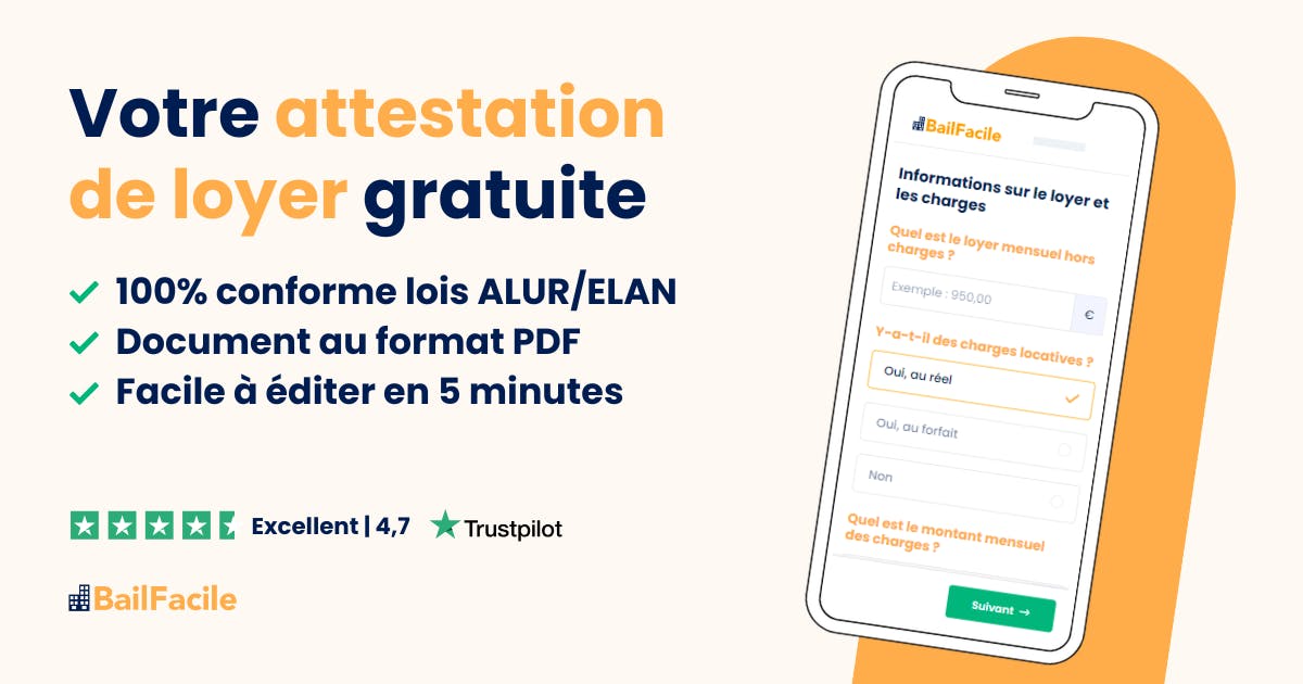Attestation de loyer | Définition, Utilité & Modèle