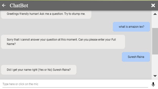 Developing powerful chatbots using Amazon Lex - Baker Tilly Developing powerful chatbots using Amazon Lex - Baker Tilly
