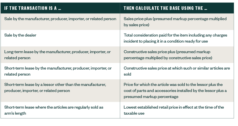Determine federal excise taxes on heavy trucks | Baker Tilly