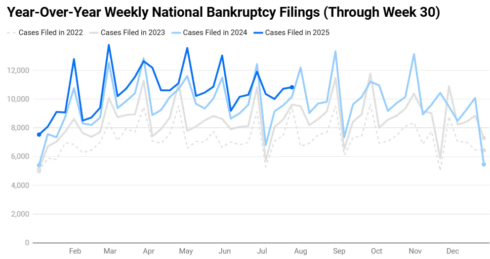 BankruptcyWatch | 2025 Week 30 Bankruptcy Report