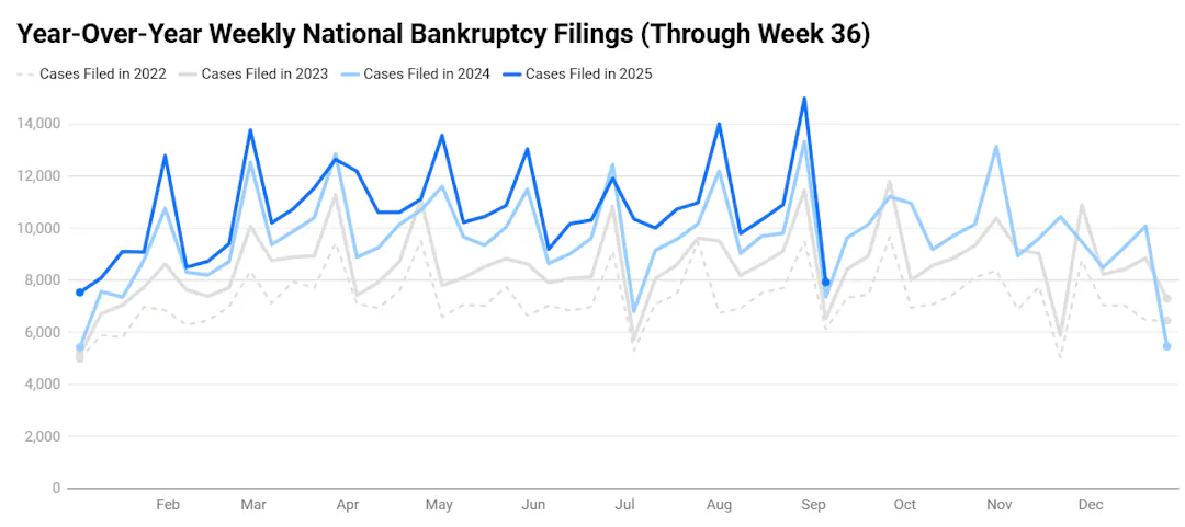 BankruptcyWatch | BankruptcyWatch Statistics Reports