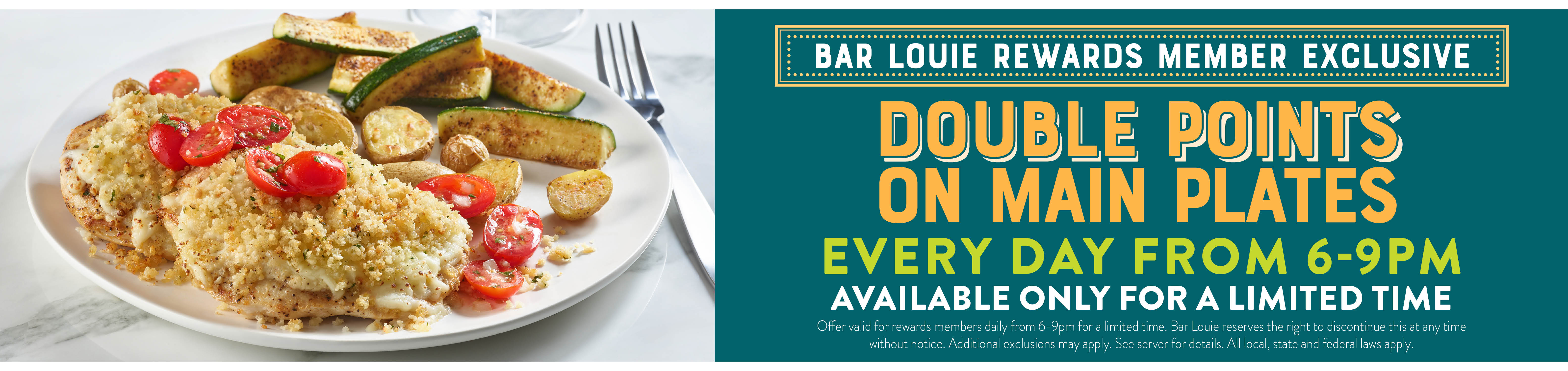 Bar Louie | Menu | Round Rock