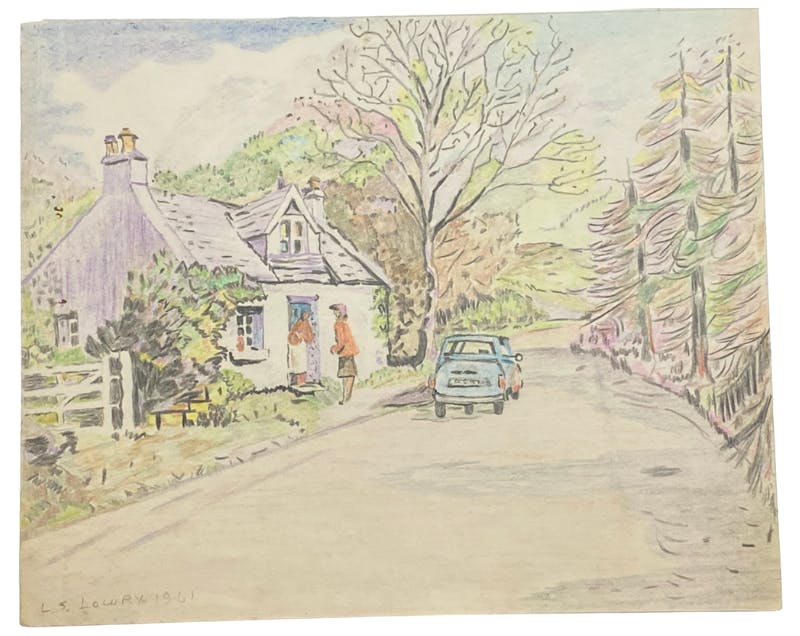 L.S. Lowry Sketches Rediscovered in an Art Teacher’s Folder in ...