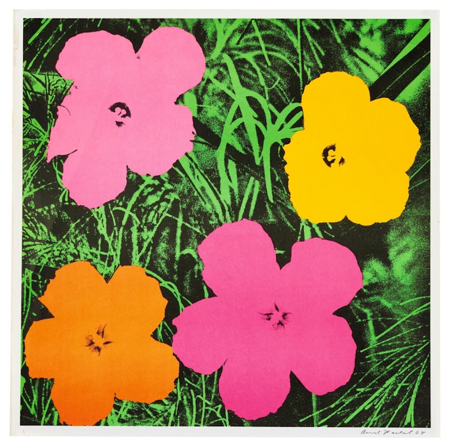 Pop Art in Bloom: Andy Warhol's Flowers | Barnebys Magazine