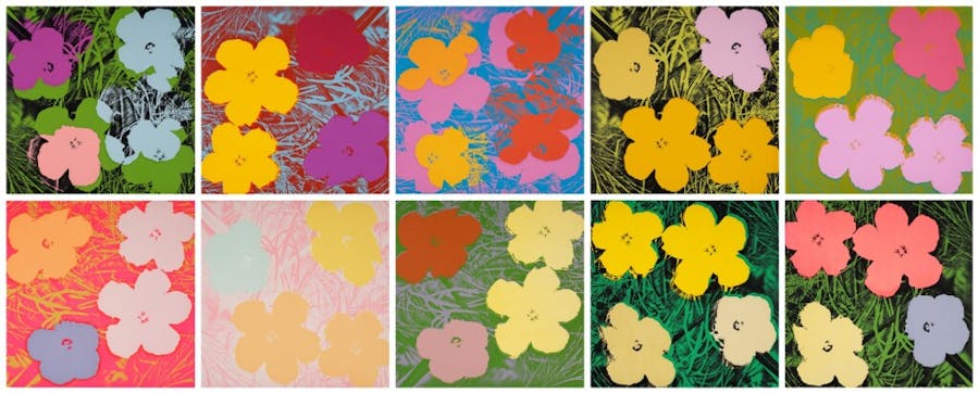 Pop Art in Bloom: Andy Warhol's Flowers | Barnebys Magazine