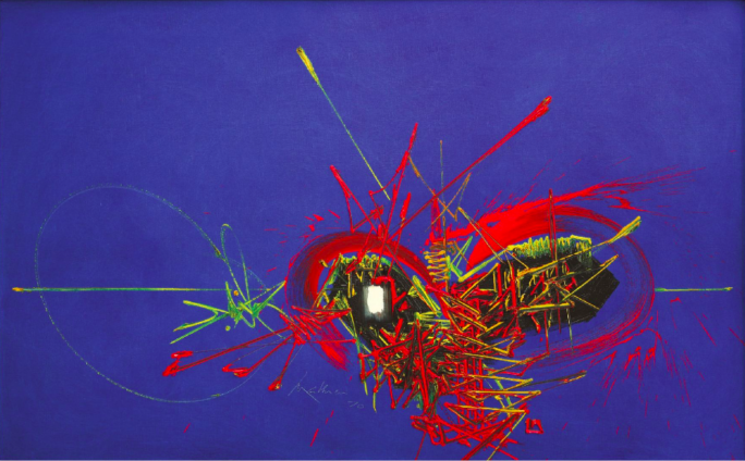 7 außergewöhnliche Arbeiten von Georges Mathieu bei Leclere | Barnebys ...