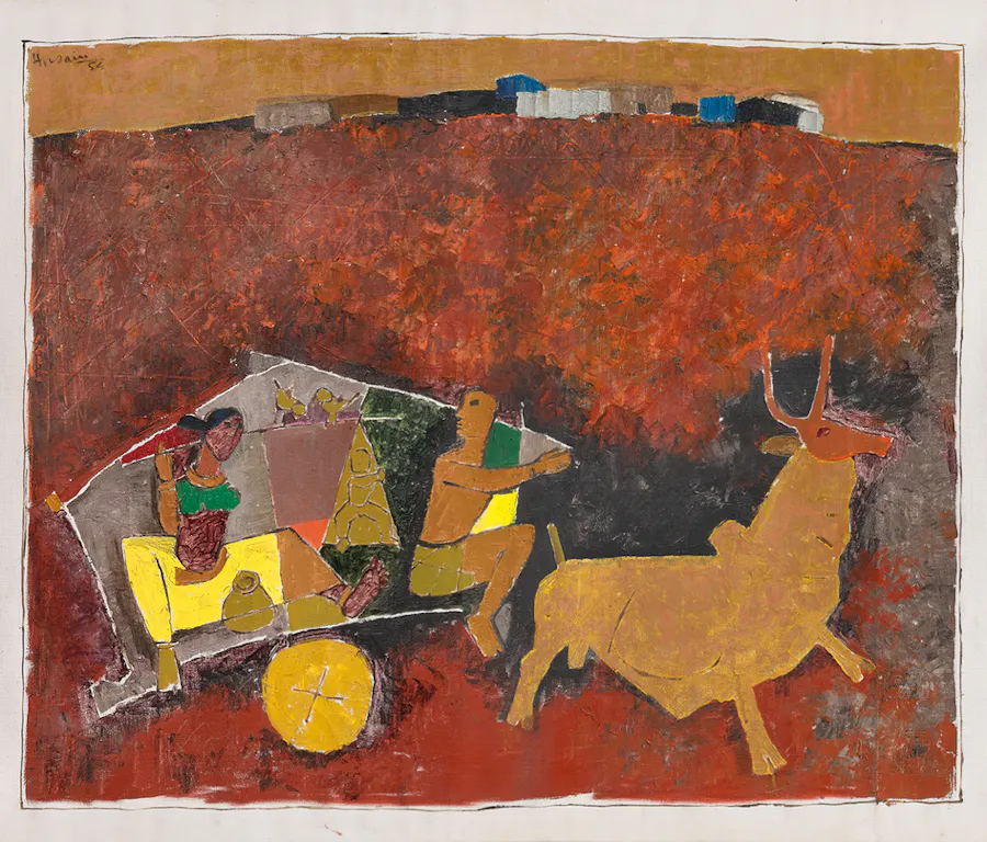 M.F. Husain’s Rediscovered Masterpiece Becomes Most Expensive Indian ...