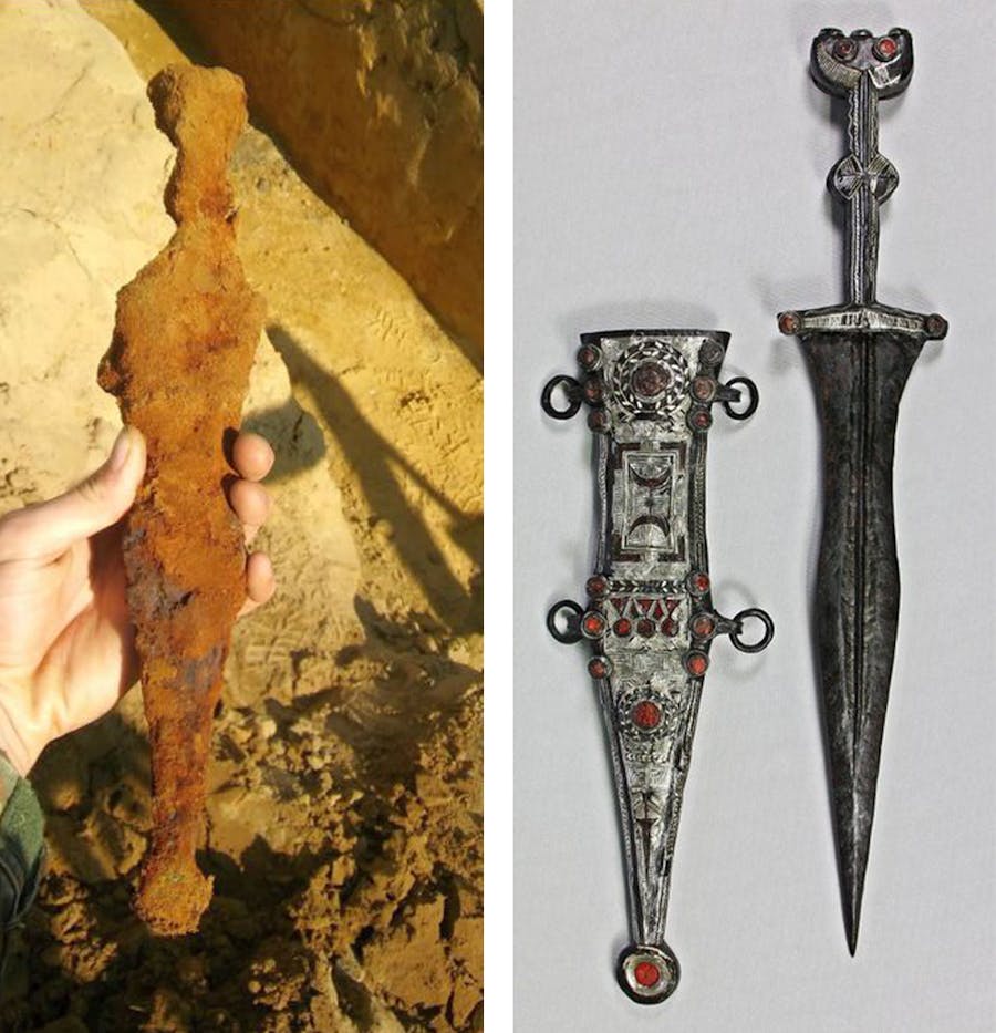 Un apprenti archéologue découvre une dague vieille de 2 000 ans ...