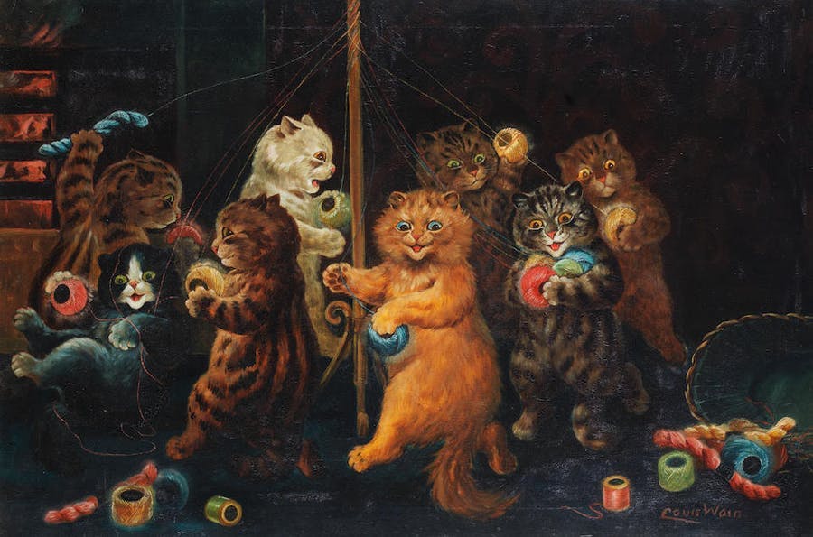 I gatti psichedelici di Louis Wain | Barnebys Magazine