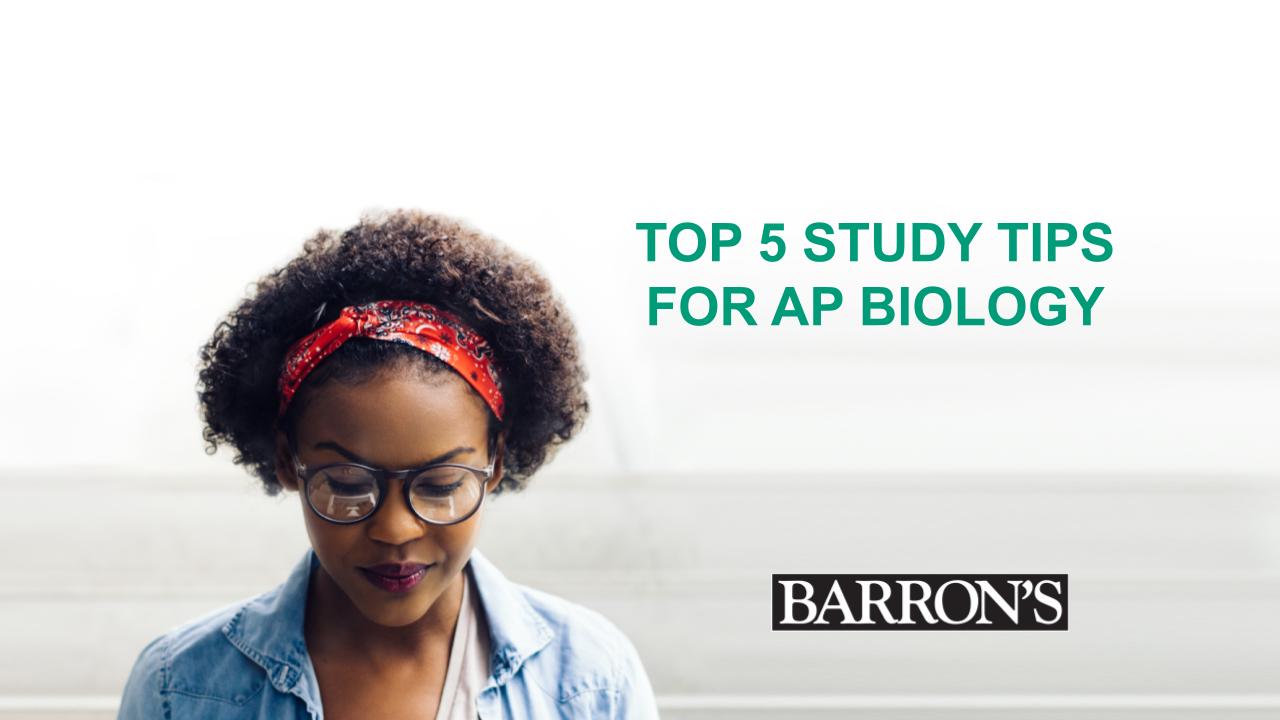 AP Biology Tips | Barron's