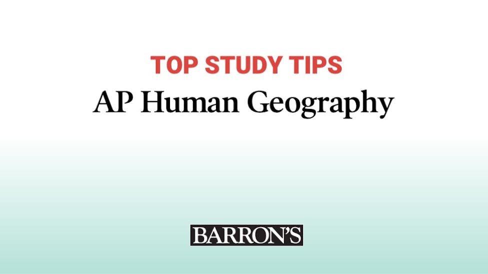 AP Human Geography Study Tips Barron s AP Human Geography Study Tips Barron s
