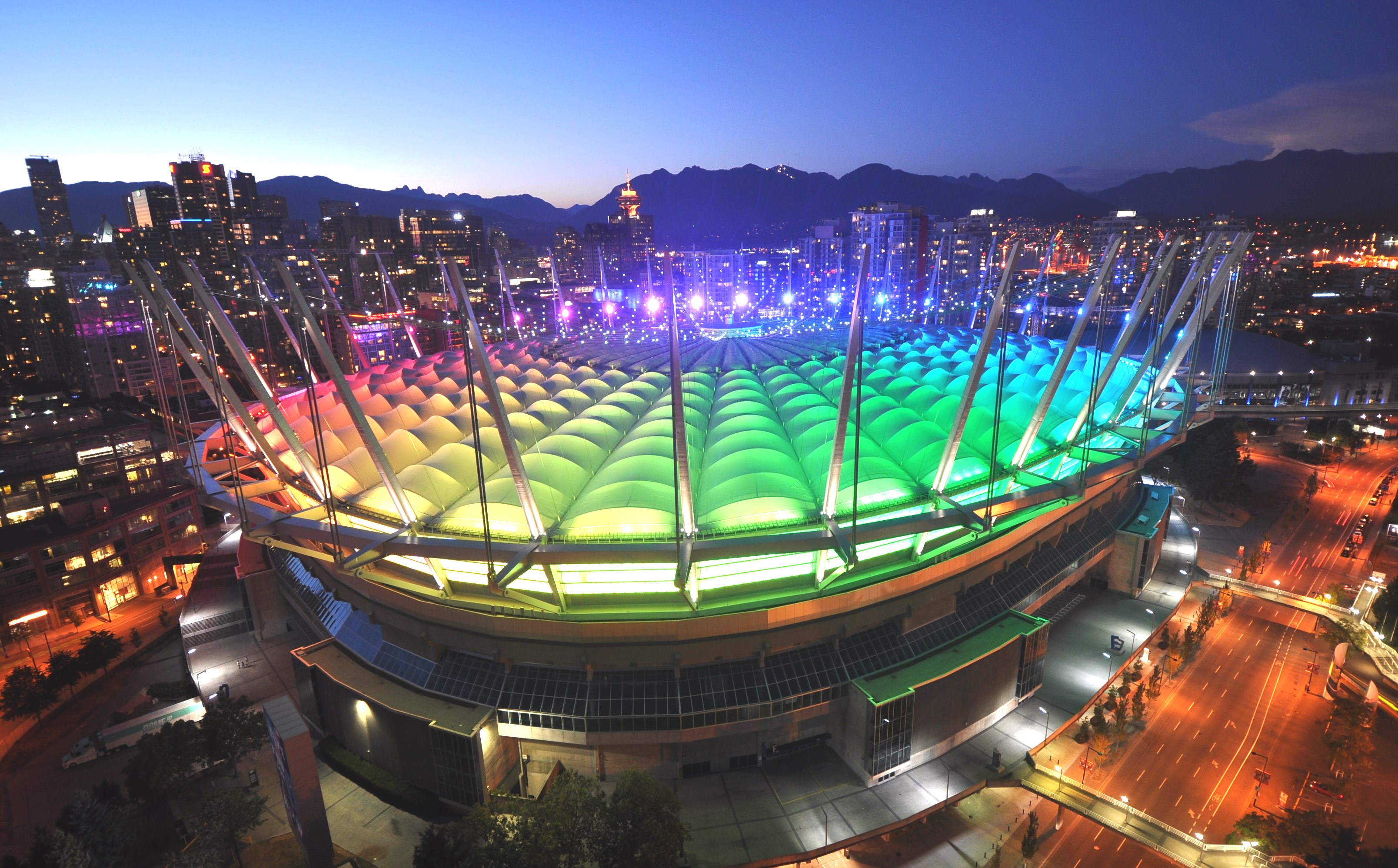 BC Place lights up for Multiculturalism Week in BC – BC Place