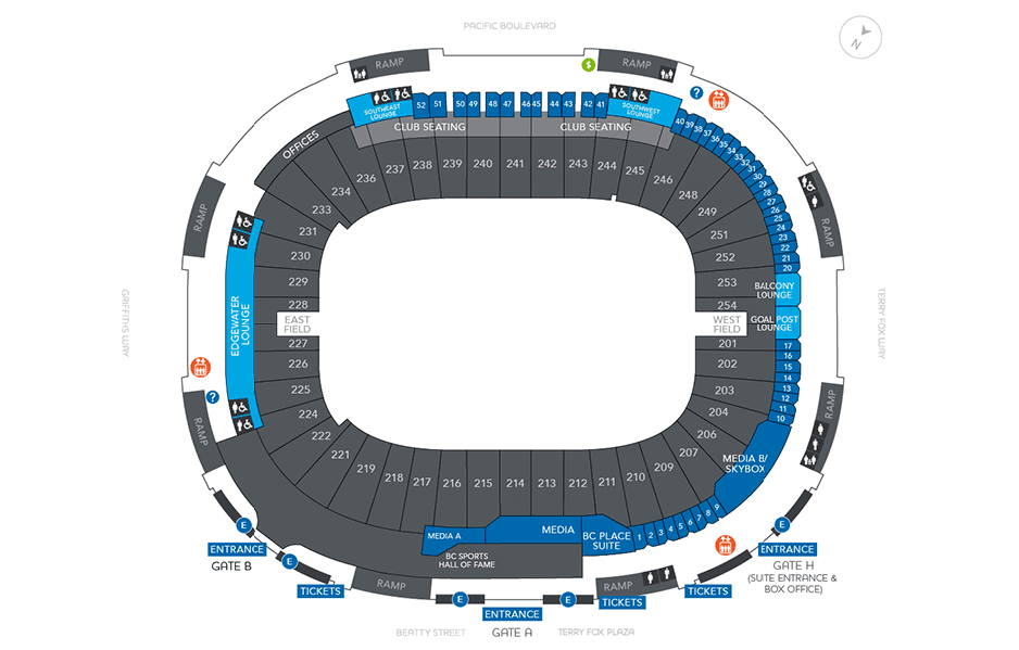 Stadium Maps – BC Place