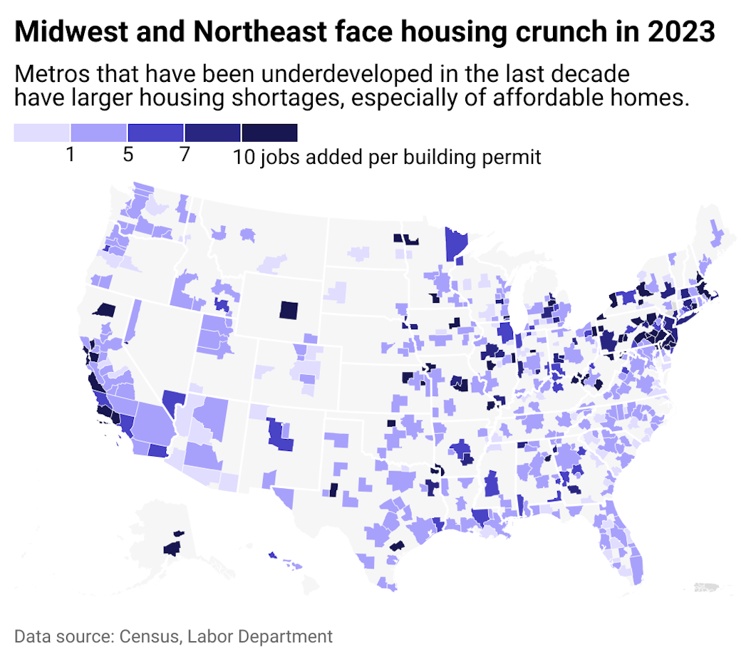 Metros With The Biggest Housing Shortages