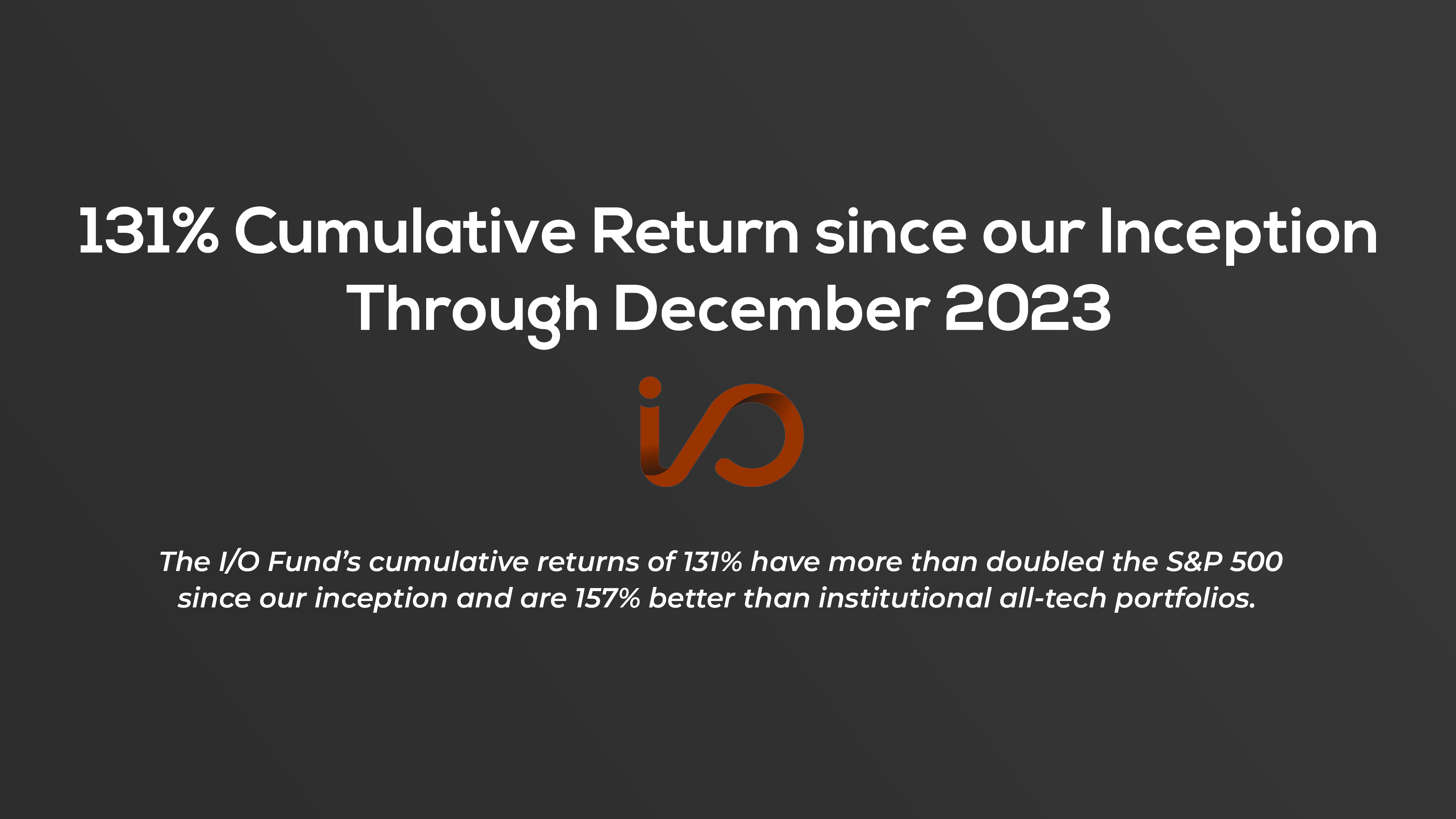 I/O Fund Catapults to 131% Cumulative Performance Due to Leading AI ...