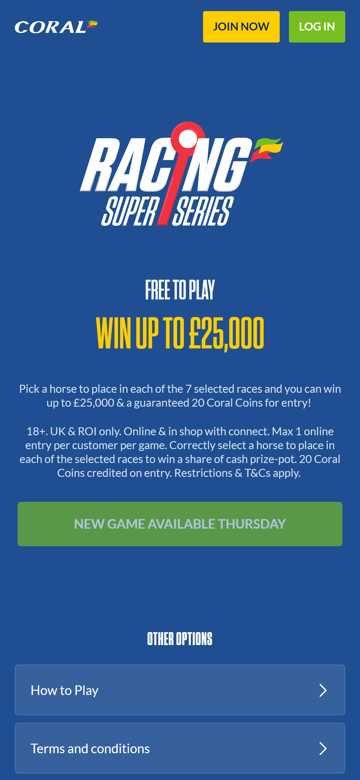 Coral Racing Super Series Explained