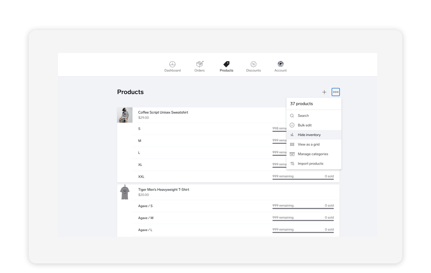 Manage and Bulk Edit Products Using Views