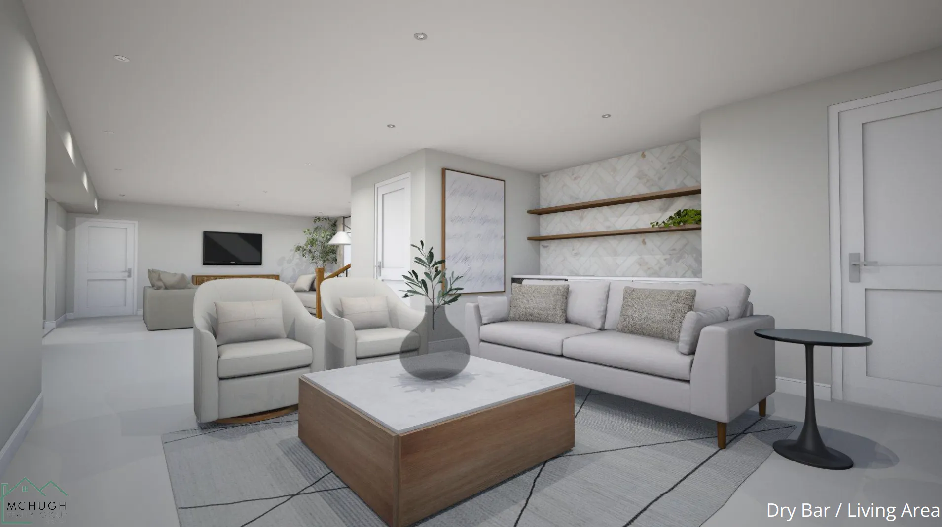 Rénovation complète du sous-sol avec une nouvelle disposition | Billdr ...