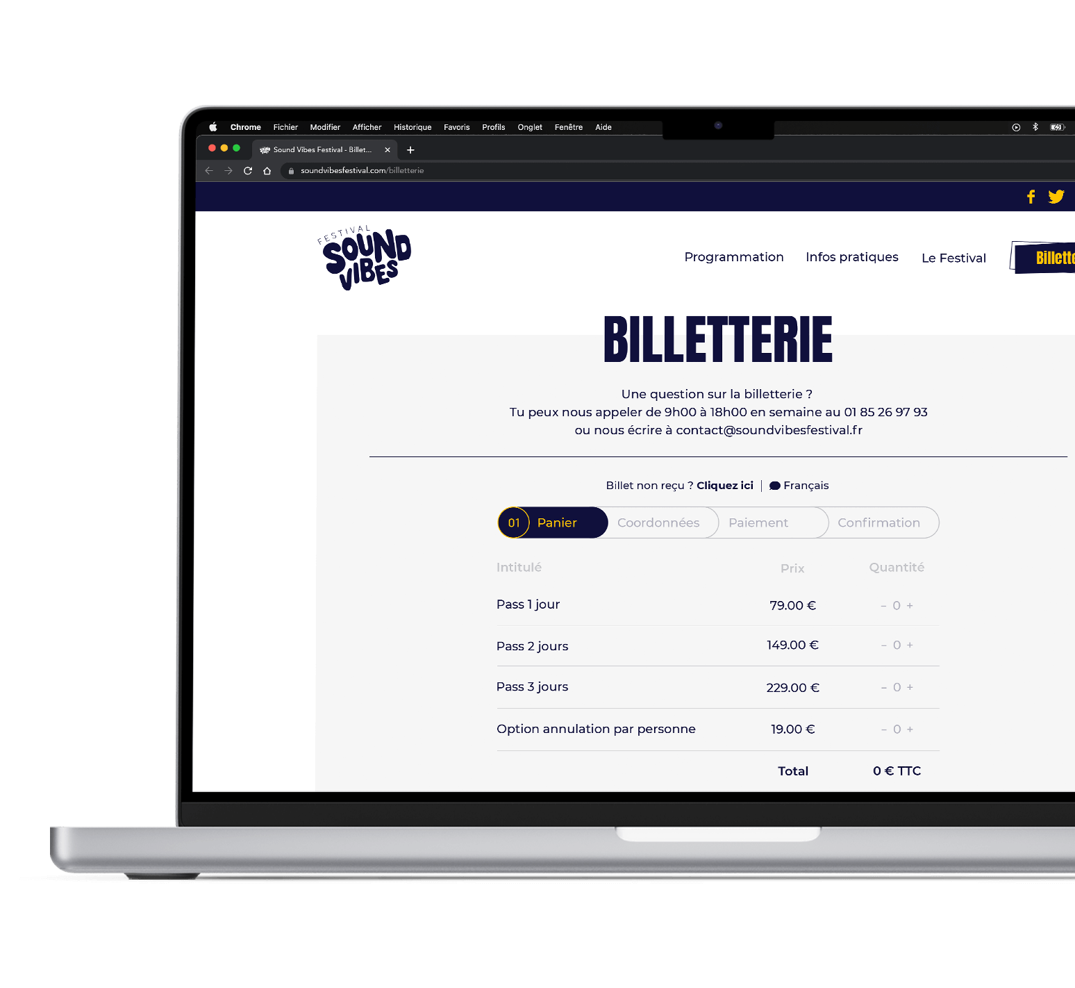 Billetterie en ligne pour concerts et tournées