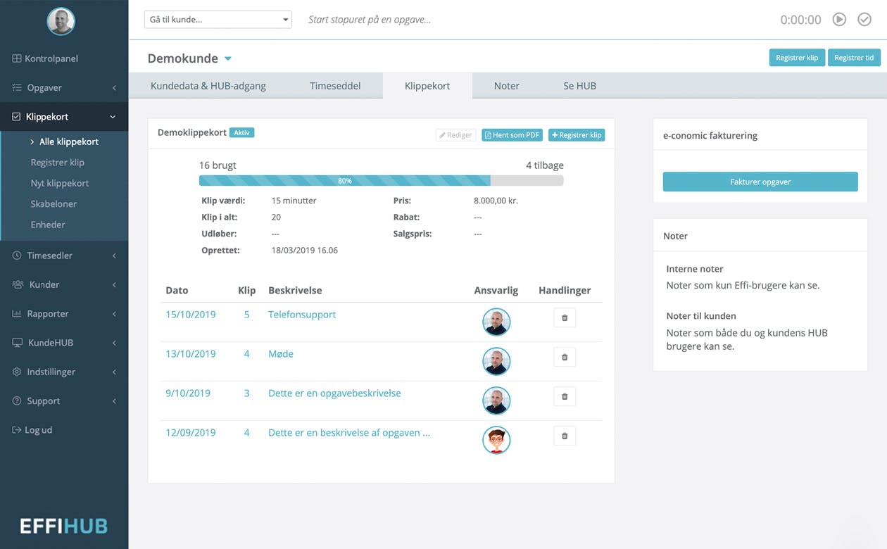 Effihub og Billy Regnskabsprogram