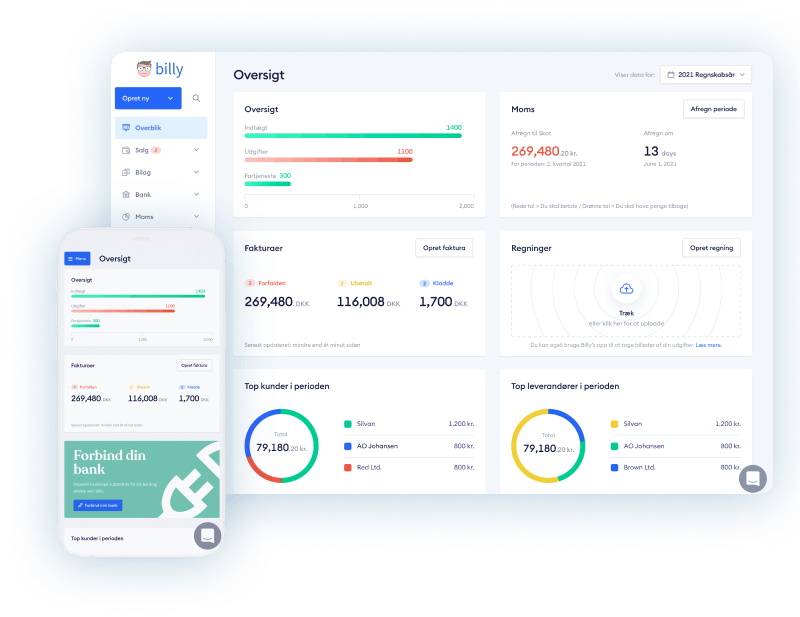 ideal.shop og Billy regnskabsprogram