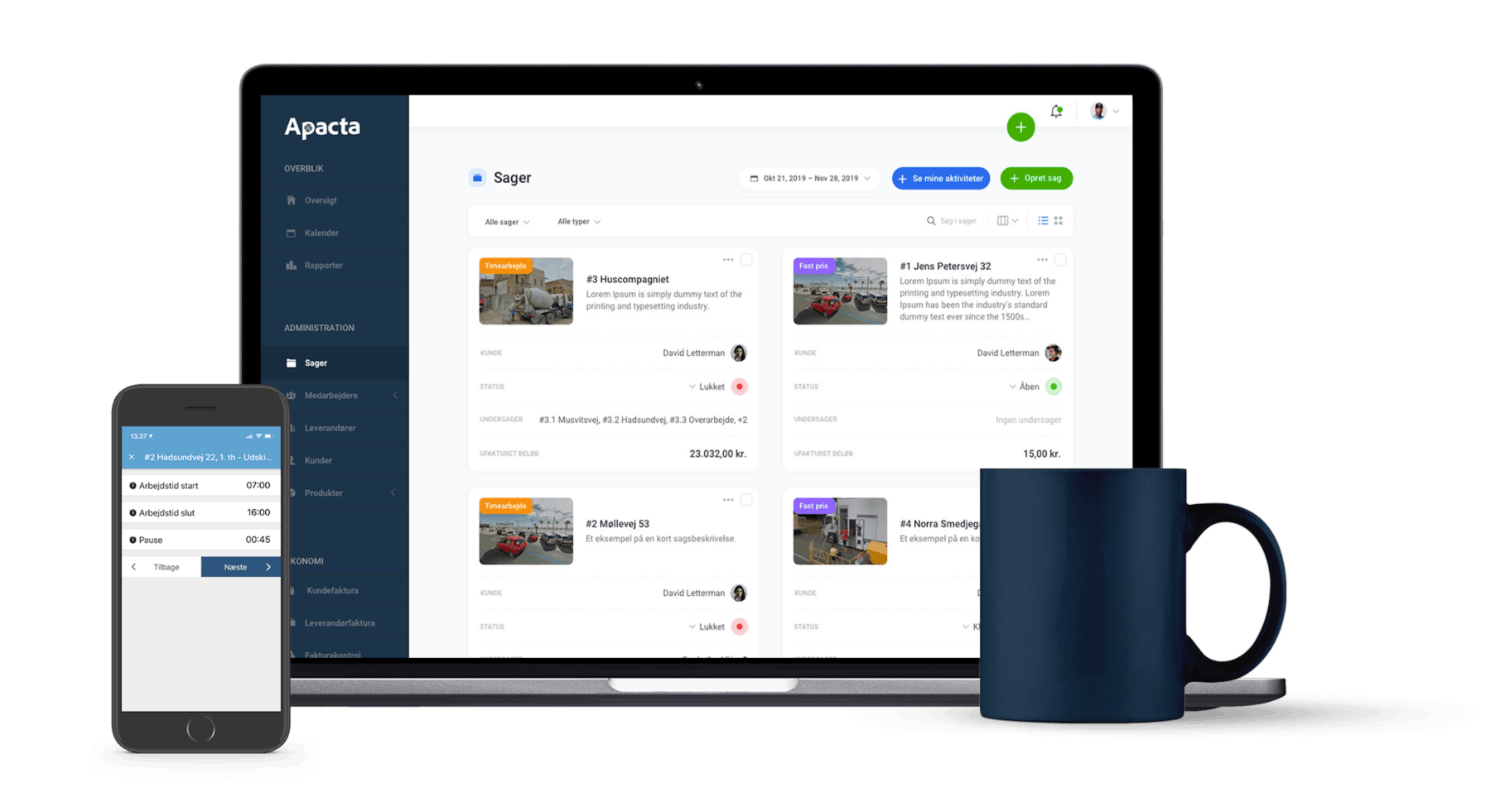 Apacta og Billy regnskabsprogram