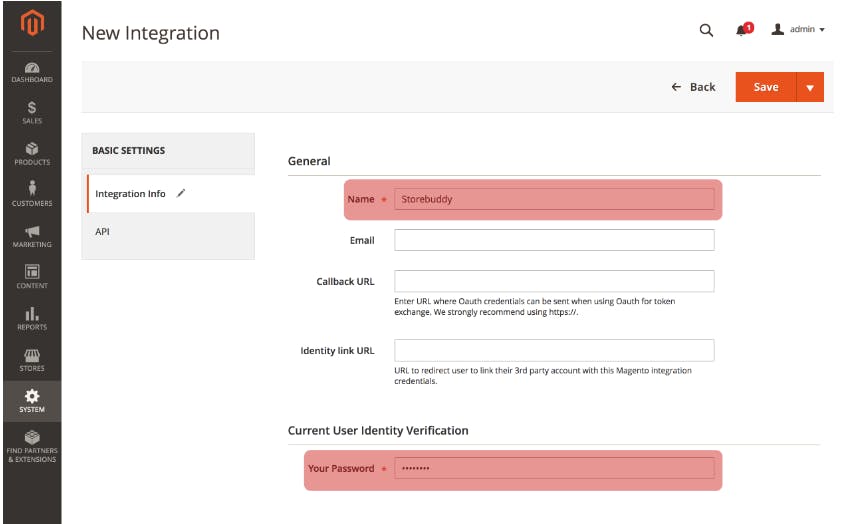 Magento 2 integration - Storebuddy | Billy