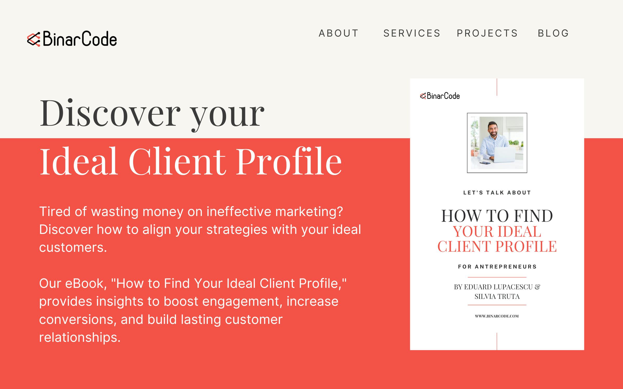 Discover your Ideal Client Profile (ICP) - Binarcode