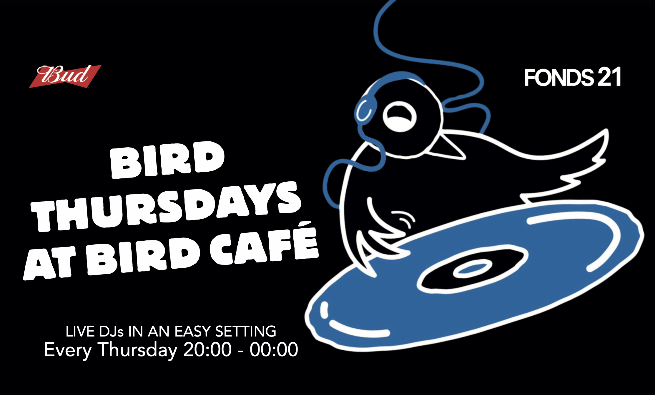 BIRD Thursdays Café | Live DJ’s, food & drinks - Rotterdam – 29 Jan 2026