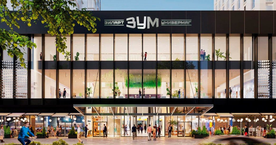 Проект интерьера Blank для Зилартовского универсального магазина