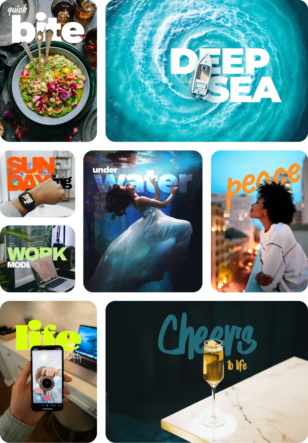 Place text behind images, easily | Blend AI