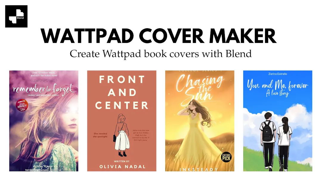 Wattpad Cover Maker: Create Wattpad Book Covers with Blend