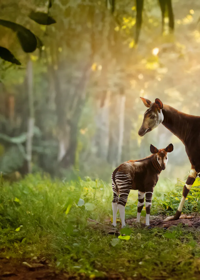 Discover the elusive okapi at Rotterdam Zoo!