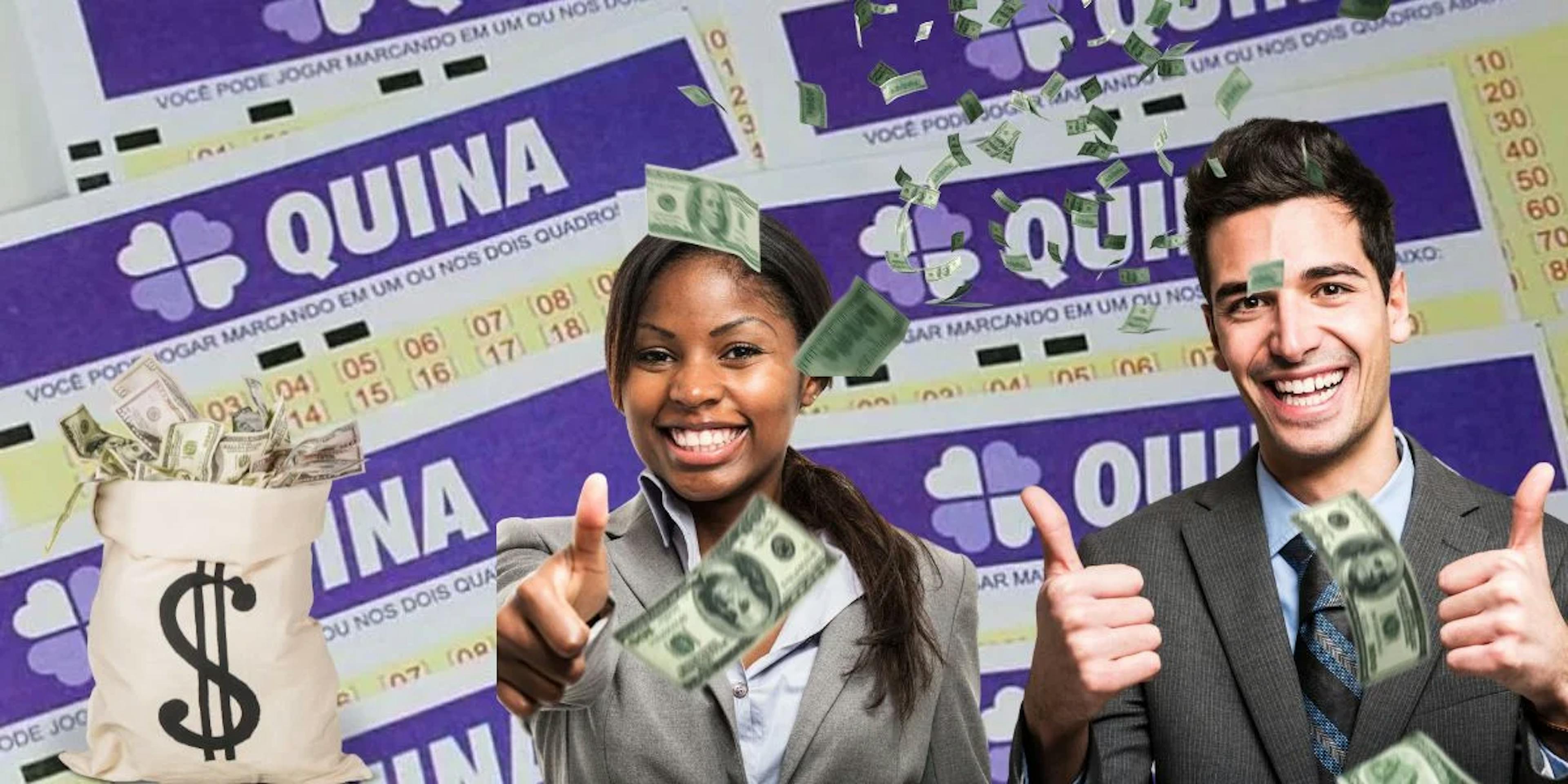 Quina: un apostador acierta los 5 números y gana R$ 12.536.857,67