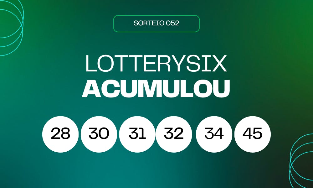 LotterySix Announces Results of Draw 052. Check Out the Winning Numbers