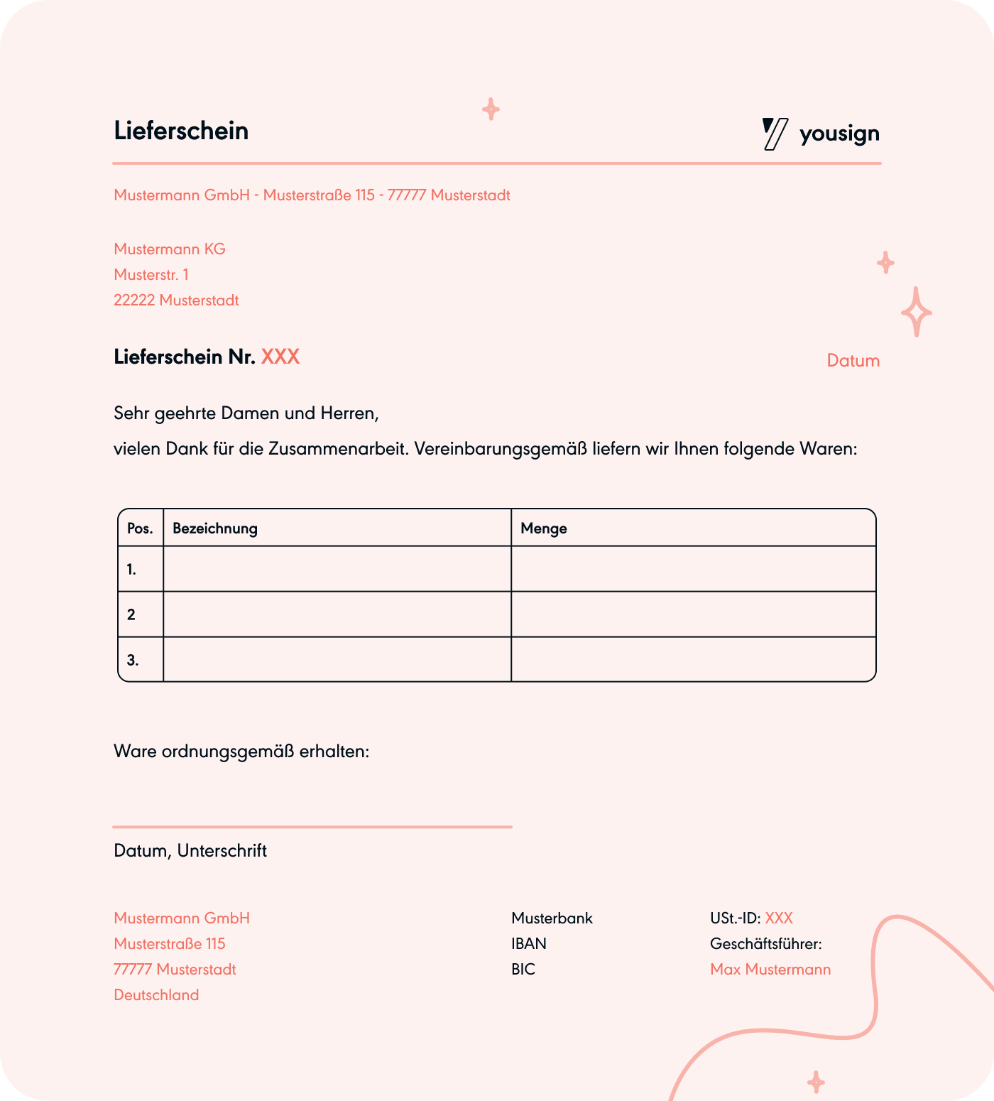 Wissenswertes zum Lieferschein