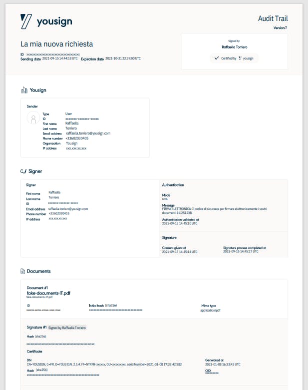Come leggere un certificato di firma Yousign?